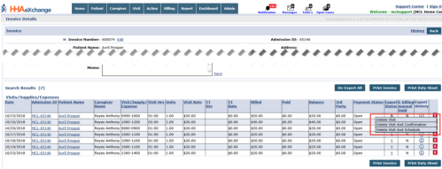 Rebill Process for Linked Contracts
